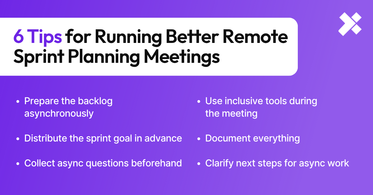 Sprint Planning for Remote Teams | X-Team